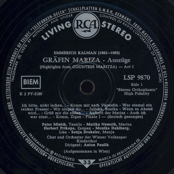 Peter Minich ∙ Németh Marika ∙ Herbert Prikopa, Monika Dahlberg ∙ Sonja ...