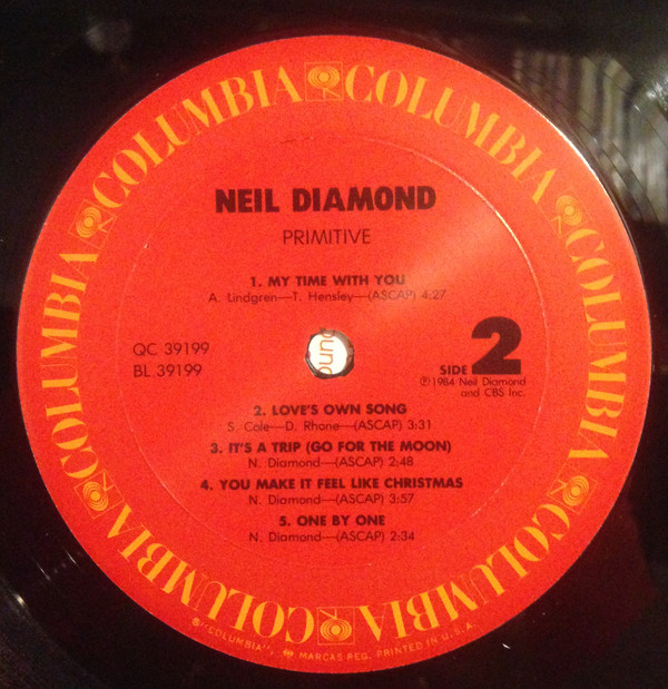 Neil Diamond – Primitive (LP, Album, Pit) – akerrecords.nl