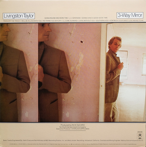 Livingston Taylor – 3-Way Mirror (LP, Album, Pit) – akerrecords.nl