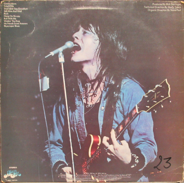 Rick Derringer – Spring Fever (LP, Album) – akerrecords.nl