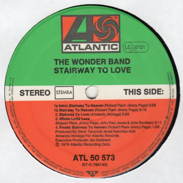 The Wonder Band – Stairway To Love (LP, Album) – akerrecords.nl
