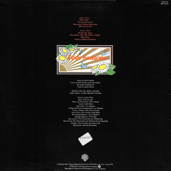 The Four Seasons – Who Loves You (LP, Album) – akerrecords.nl