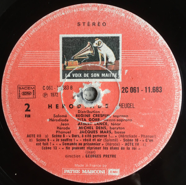 Jules Massenet / Régine Crespin, Rita Gorr, Albert Lance, Michel Dens ...