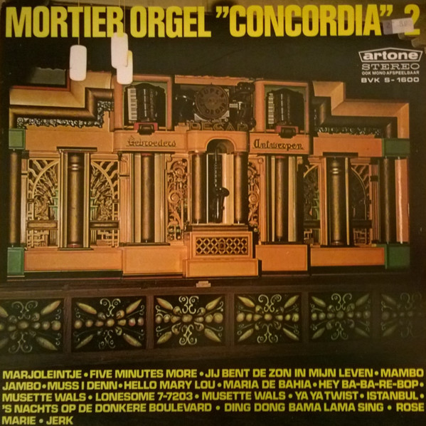 Decap Organ Antwerp – Mortier Orgel “Concordia”-2 (LP, Album ...