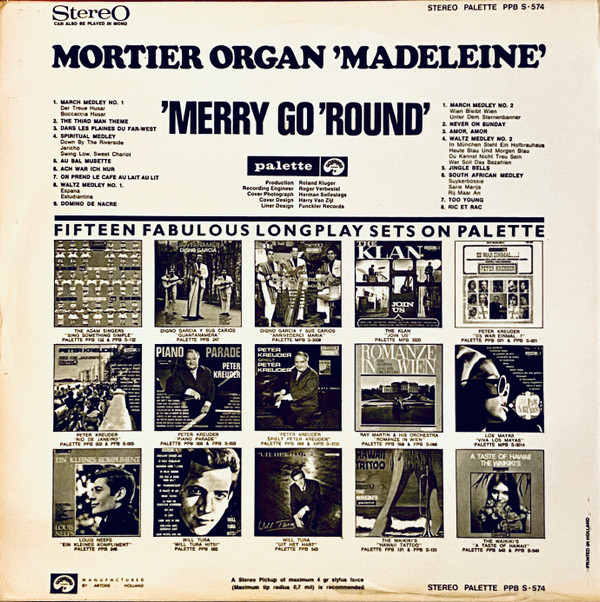Mortier Organ ‘Madeleine’ – Merry Go’Round (LP) – akerrecords.nl