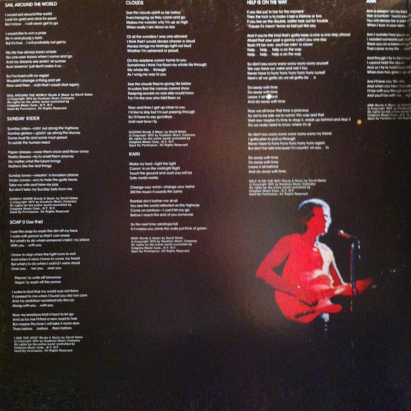 David Gates – First (LP, Album, Gat) – akerrecords.nl