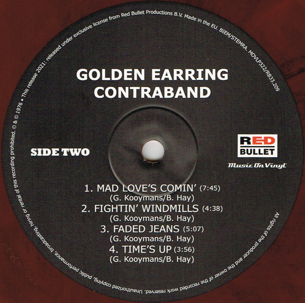 Golden Earring – Contraband (LP, Album, Ltd, RE, “S) – akerrecords.nl