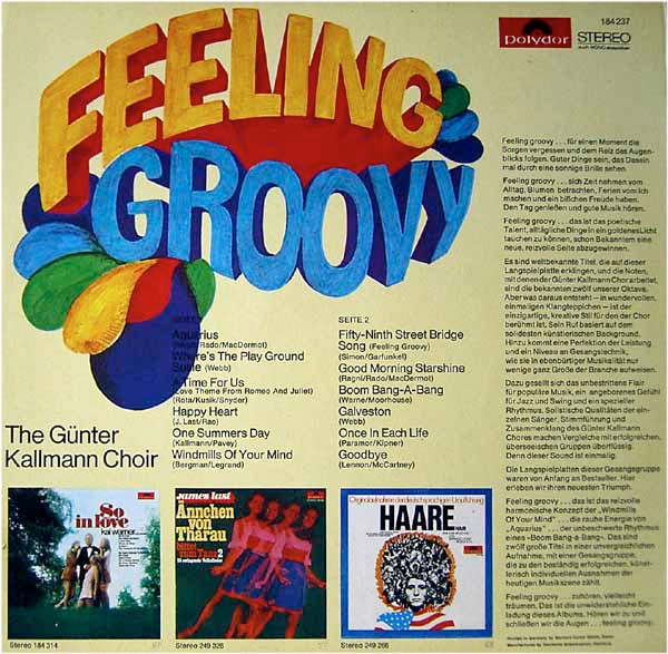 Günter Kallmann Chor – Feeling Groovy (LP, Album) – akerrecords.nl