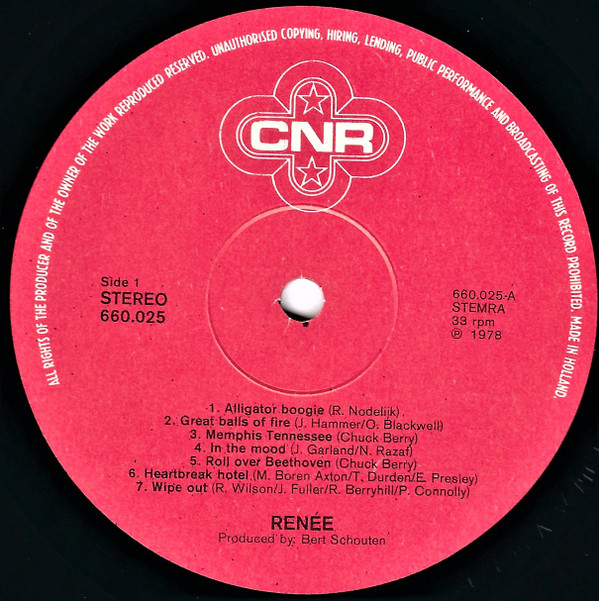 Renée – Renée (LP, Album) – akerrecords.nl