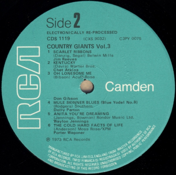 Various – Country Giants Vol. 3 (LP, Comp) – akerrecords.nl