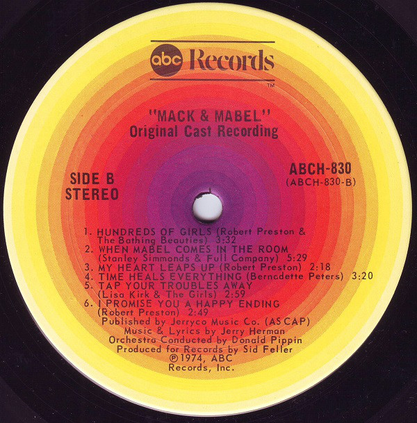 David Merrick (2) Presents Robert Preston (3) & Bernadette Peters ...