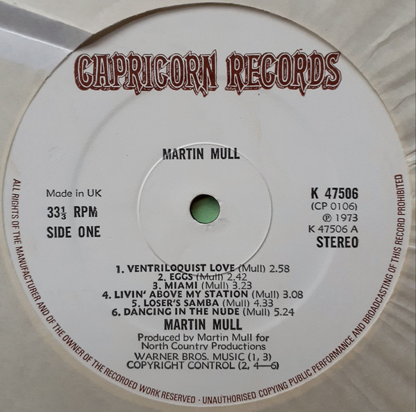 Martin Mull – Martin Mull (LP, Album) – akerrecords.nl