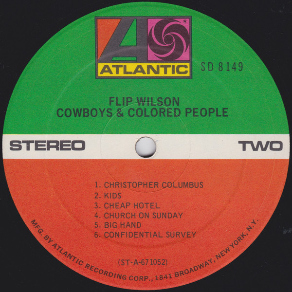 Flip Wilson – Cowboys & Colored People (LP, Album, RE) – akerrecords.nl