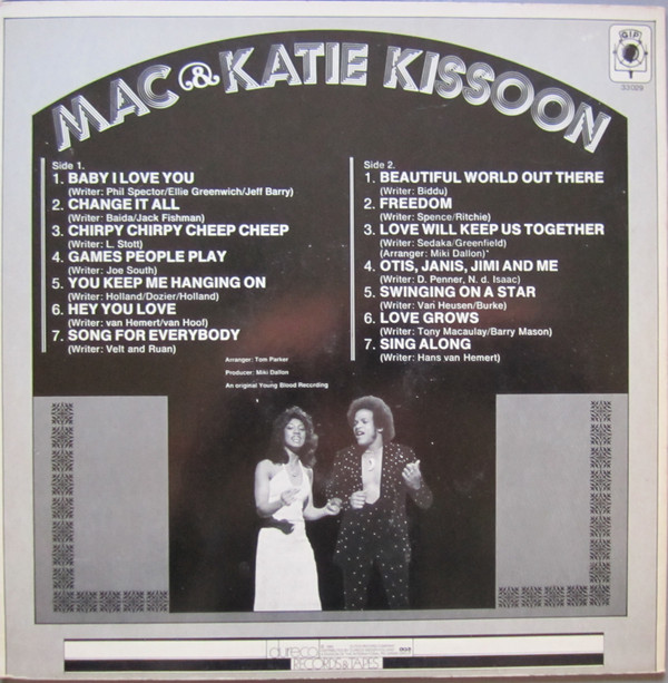 Mac And Katie Kissoon – Mac En Katie Kissoon (LP, Comp) – akerrecords.nl
