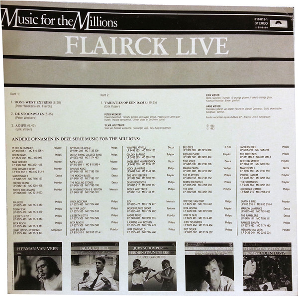 Flairck – Flairck Live (LP, RE) – akerrecords.nl