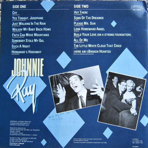 Johnnie Ray – The World Of Johnnie Ray (LP, Comp, Gat) – akerrecords.nl