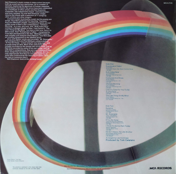 Neil Diamond – Rainbow (LP, Album) – akerrecords.nl
