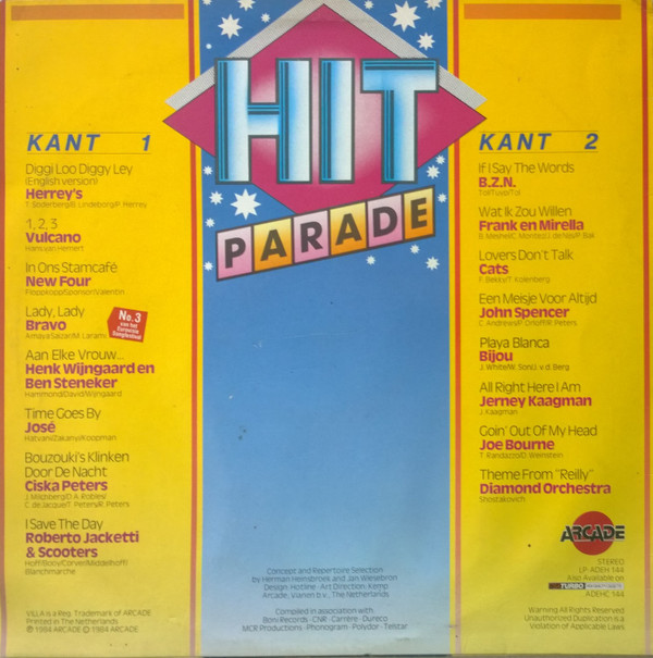 Various – Hit Parade (LP, Comp) – akerrecords.nl