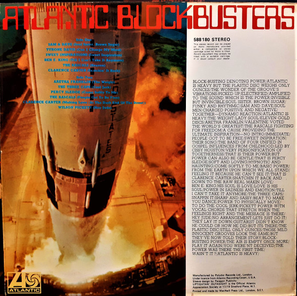 Various – Atlantic Blockbusters (LP, Album, Comp) – akerrecords.nl