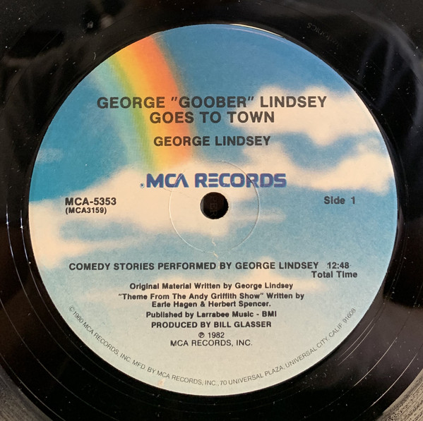 George Lindsey – George ‘Goober’ Lindsey Goes To Town (LP) – akerrecords.nl