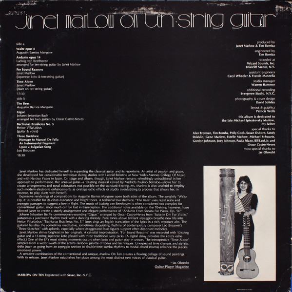 Janet Marlow – Marlow On Ten (LP) – akerrecords.nl
