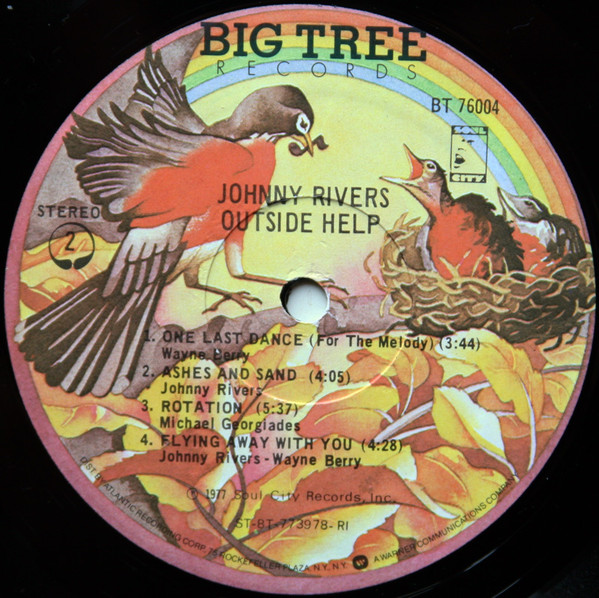 Johnny Rivers – Outside Help (LP, Album, RI) – akerrecords.nl