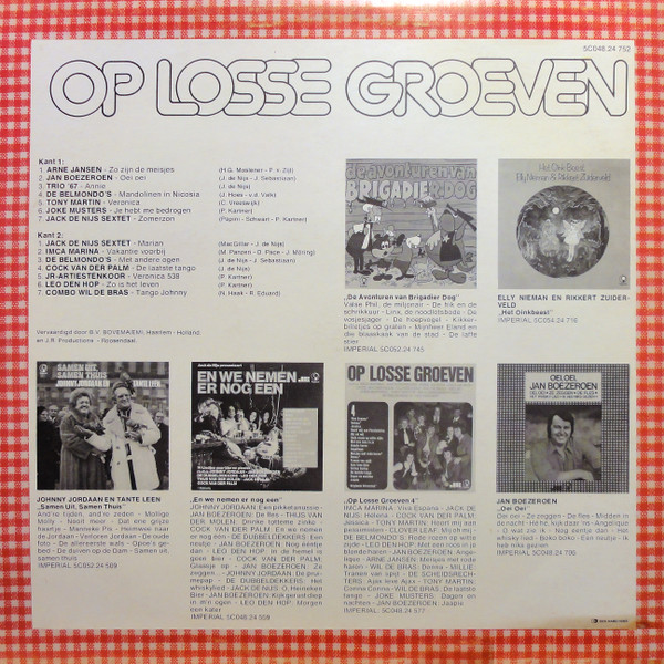 Various – Op Losse Groeven 5 (LP, Comp) – akerrecords.nl