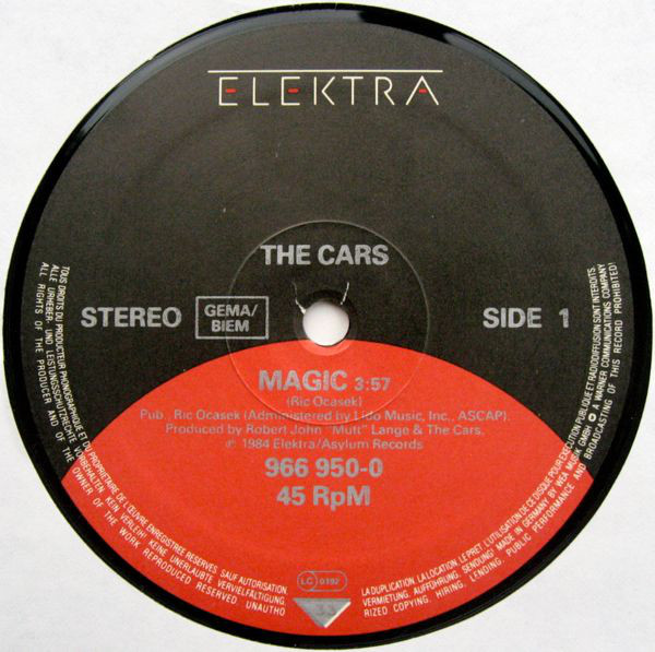 The Cars – Magic (12″, Maxi) – akerrecords.nl