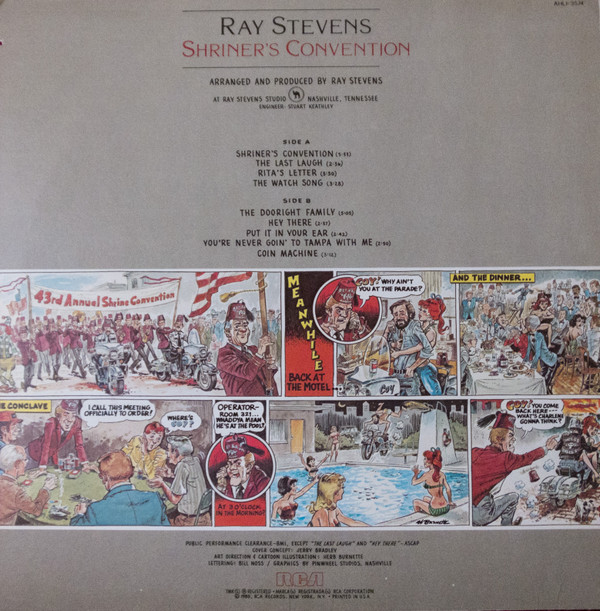 Ray Stevens – Shriner’s Convention (LP, Album) – akerrecords.nl