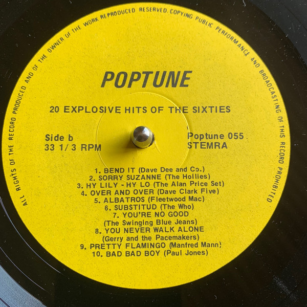 Various – 20 Explosive Hits Of The Sixties (LP, Comp) – akerrecords.nl