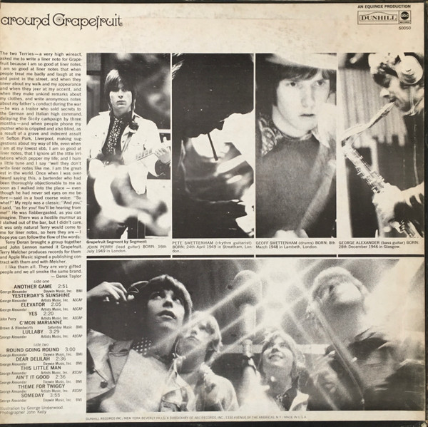 Grapefruit – Around Grapefruit (LP, Album) – akerrecords.nl