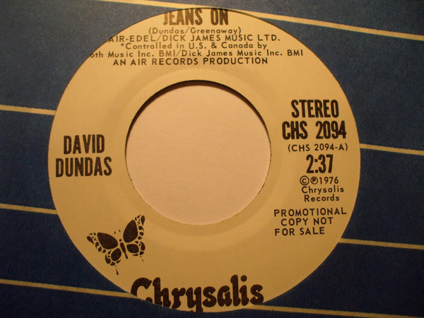 David Dundas – Jeans On (7″, Single, Promo) – akerrecords.nl