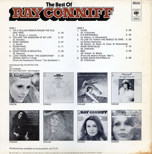Ray Conniff – The Best Of Ray Conniff (LP, Comp) – akerrecords.nl