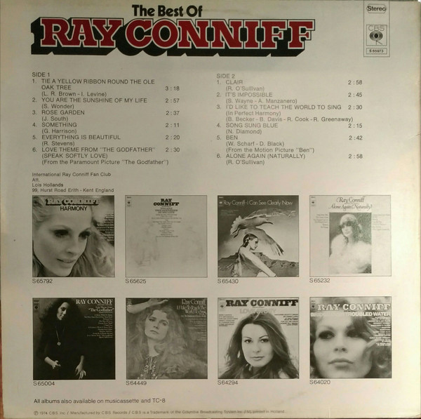 Ray Conniff – The Best Of Ray Conniff (LP, Comp) – akerrecords.nl