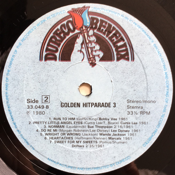 Various – Golden Hitparade – Volume 3 – 1961 (LP, Comp) – akerrecords.nl