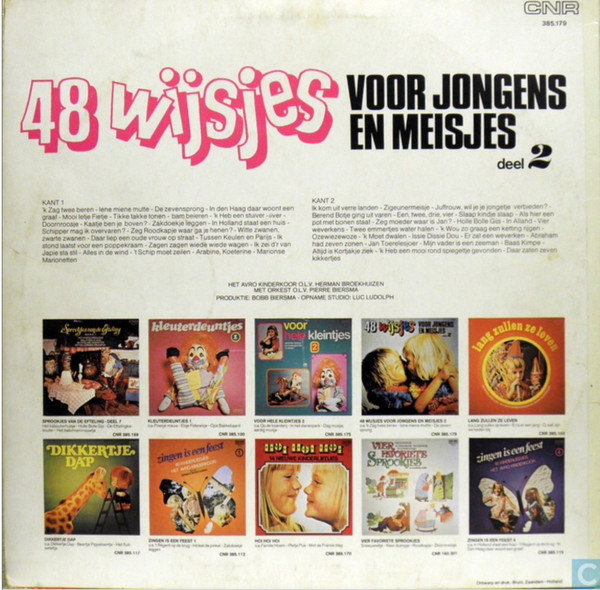 Kinderkoor Jacob Hamel Met Orkest o.l.v. Pierre Biersma – 48 Wijsjes ...