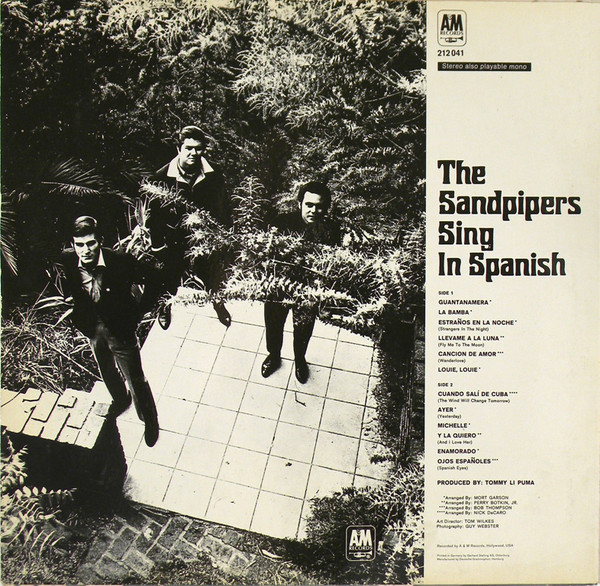 The Sandpipers – Sing In Spanish (LP, Album) – akerrecords.nl