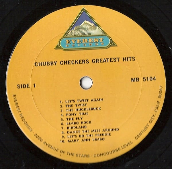 Chubby Checker – 20 Greatest Hits (LP, Comp) – akerrecords.nl