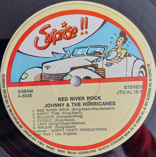 Johnny And The Hurricanes – Red River Rock (LP, Album) – akerrecords.nl