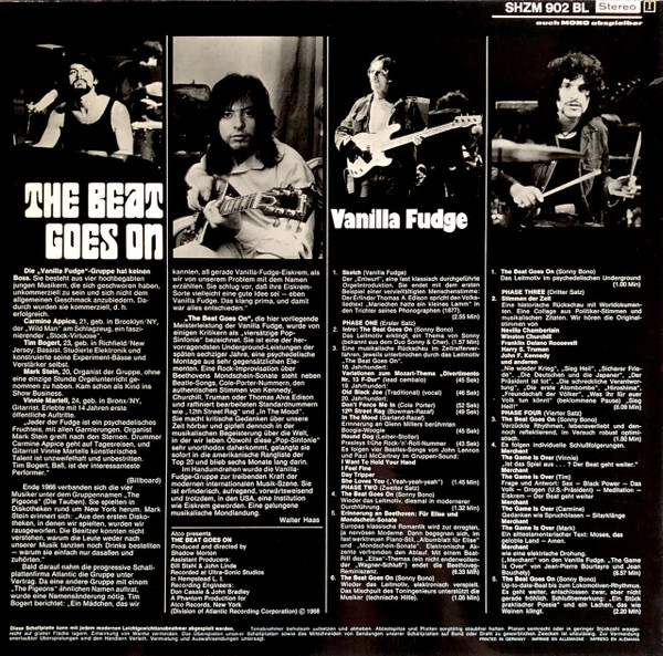 Vanilla Fudge – The Beat Goes On (LP, Album) – akerrecords.nl