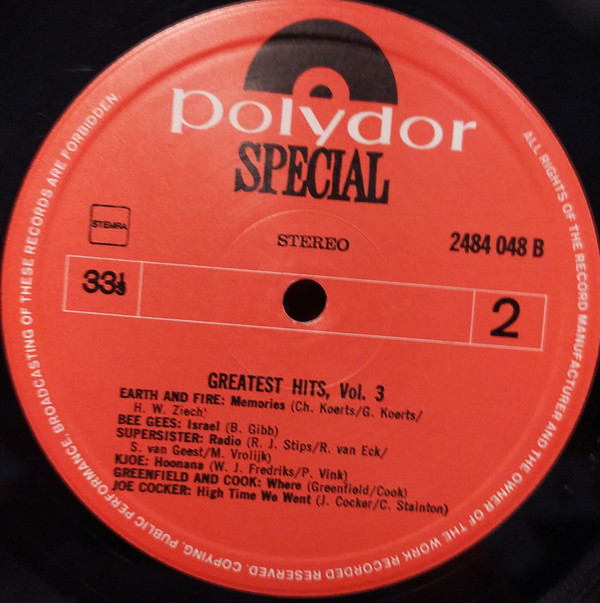 Various – Greatest Hits Vol. 3 (LP, Comp, Mono) – akerrecords.nl