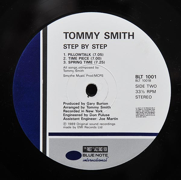 Tommy Smith – Step By Step (LP, Album) – akerrecords.nl