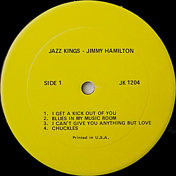 Jimmy Hamilton And His Orchestra – Jimmy Hamilton – Clarinet (LP ...