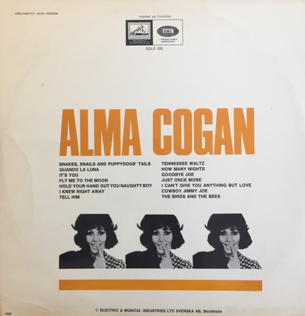 Alma Cogan – Alma Cogan (LP, Comp) – akerrecords.nl