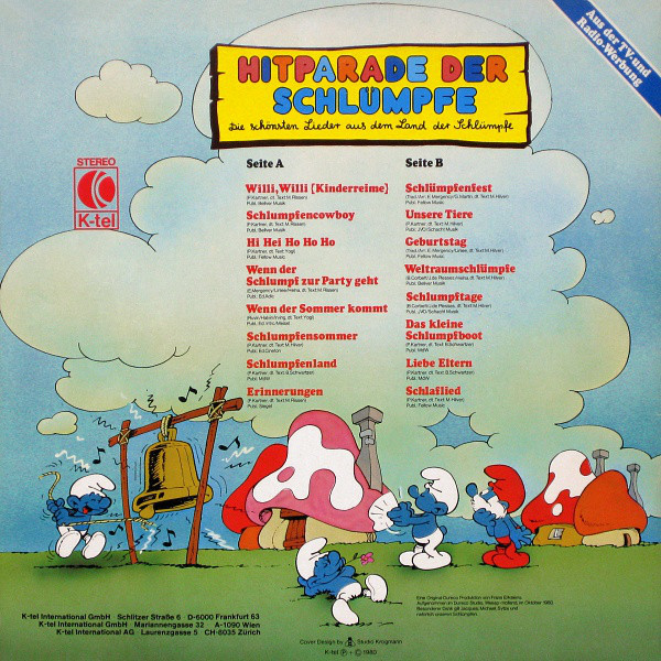 The Smurfs (2) – Hitparade Der Schlümpfe (LP, Album) – akerrecords.nl