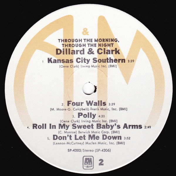 Dillard & Clark – Through The Morning Through The Night (LP, Album, RE ...