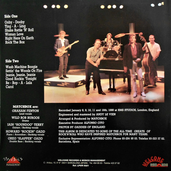 Graham Fenton’s Matchbox – Rock The Box (LP) – akerrecords.nl