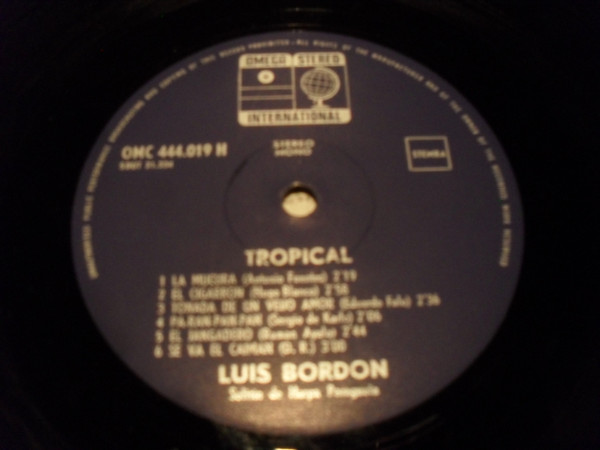 Luis Bordón – Tropical (LP) – akerrecords.nl