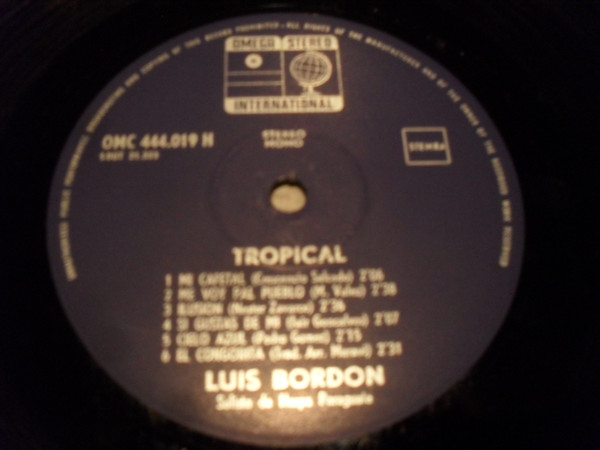 Luis Bordón – Tropical (LP) – akerrecords.nl