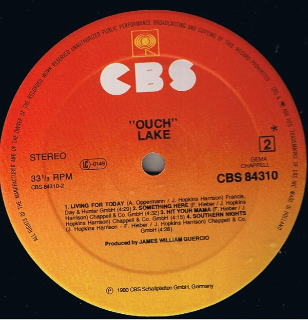 Lake (2) – Ouch! (LP, Album) – akerrecords.nl